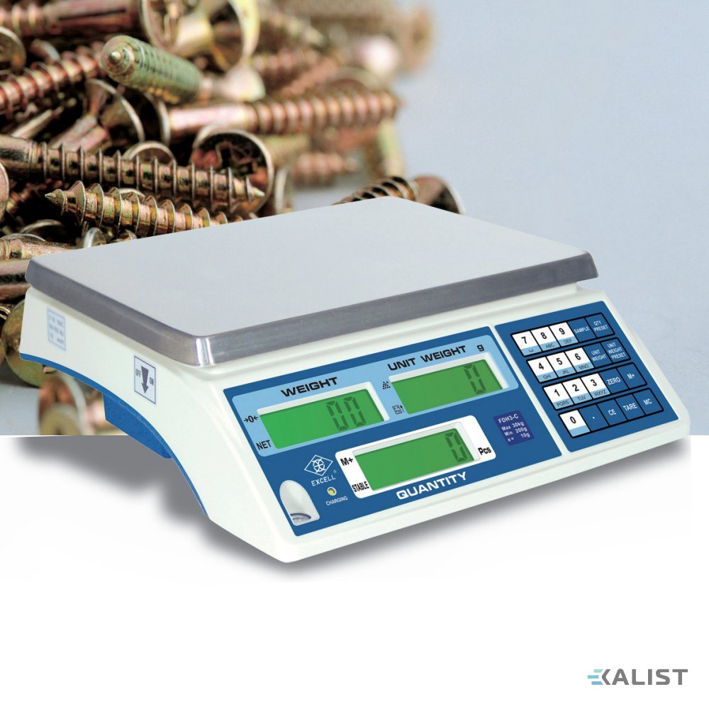 Excell FDH3-C Officially certified weighing scale :: KALIST AKL s.r.o.